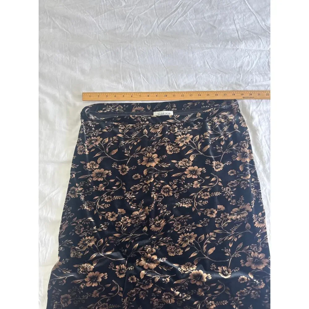 judith harth | Skirts | Vintage Judith Harth Black Velvet Maxi Skirt ...